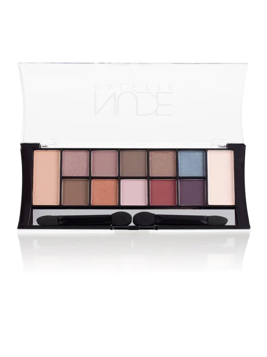 Палетка теней для век Nude Palette Eyeshadow 02 дымчатый нюд