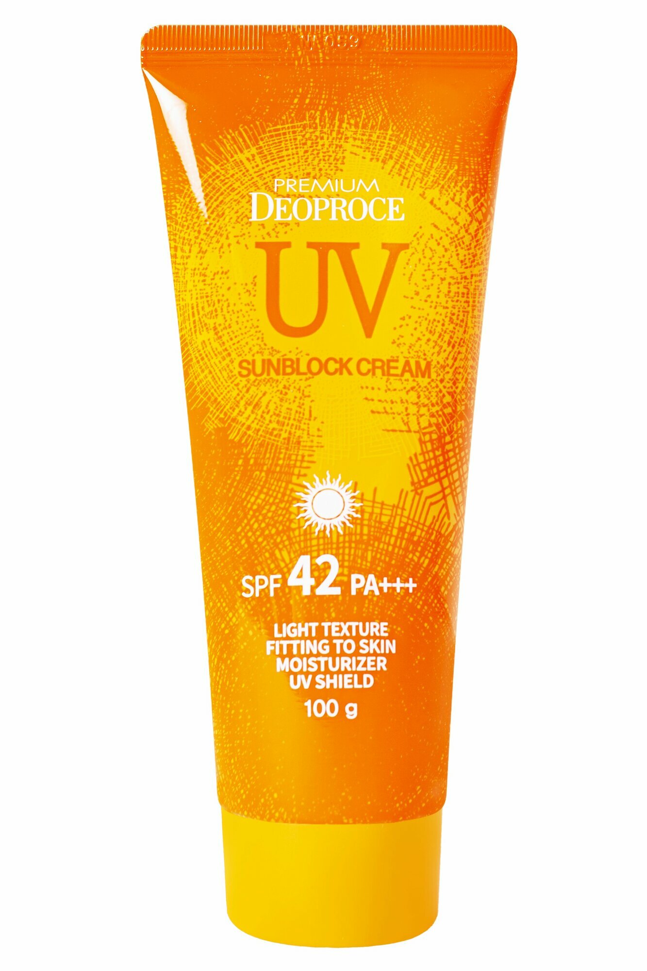 DEOPROCE Солнцезащитный крем для лица и тела с SPF42 PA+++ 100 г, Корея