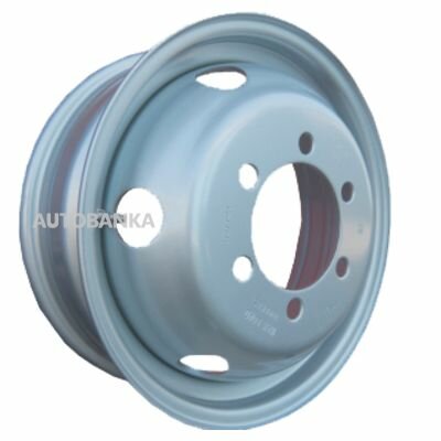 Диск 5,5x16/6x170 ET106 D130 Газель Silver (3165588) (8 мм) 1 500 кг Китай, усил.