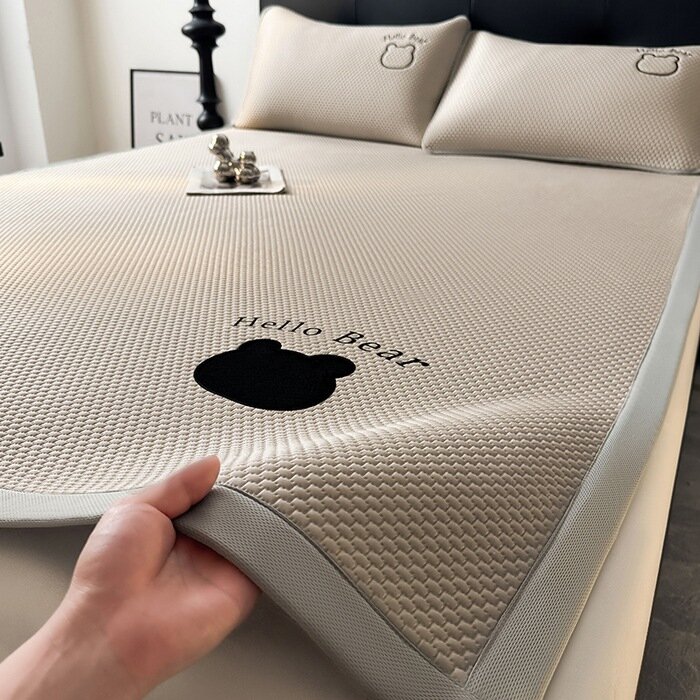 Летний охладительный матрас вогдаль, двусторонний, льняной шелк, 150х200