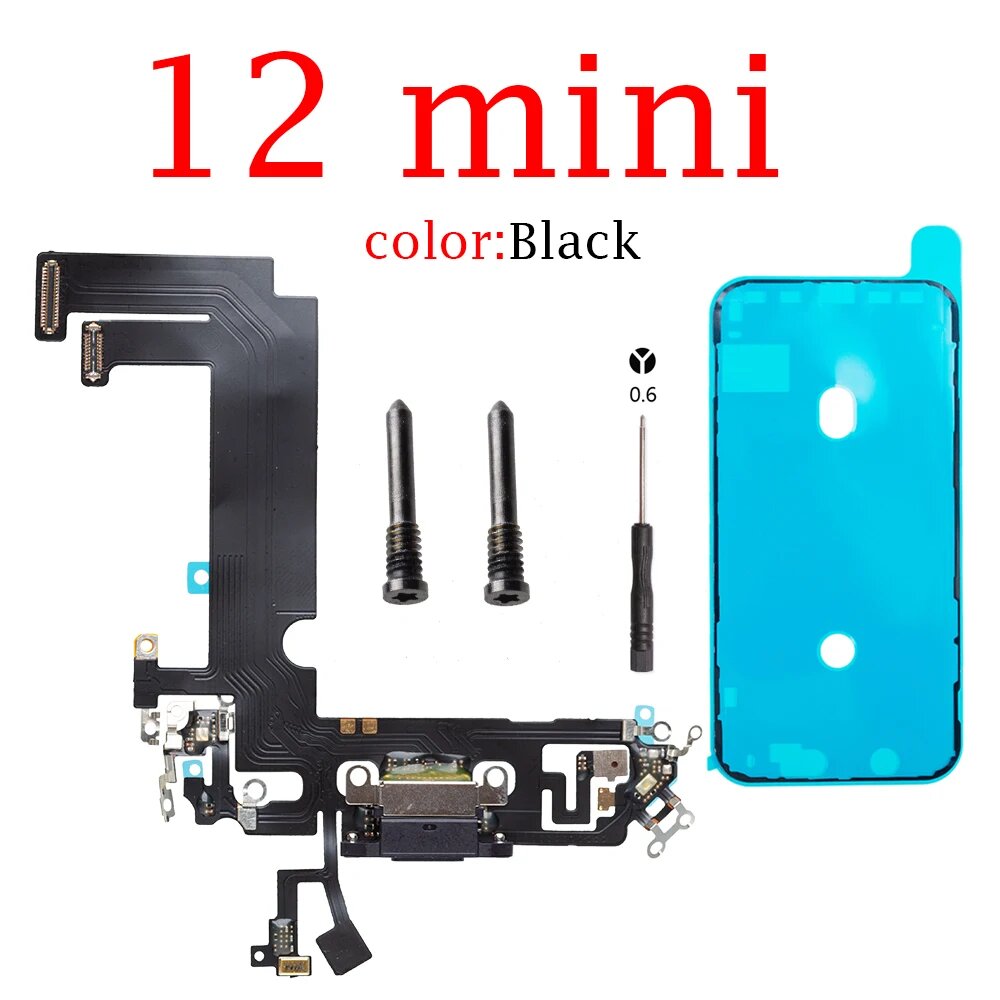 Дисплей iPhone 12 mini Black с запчастями