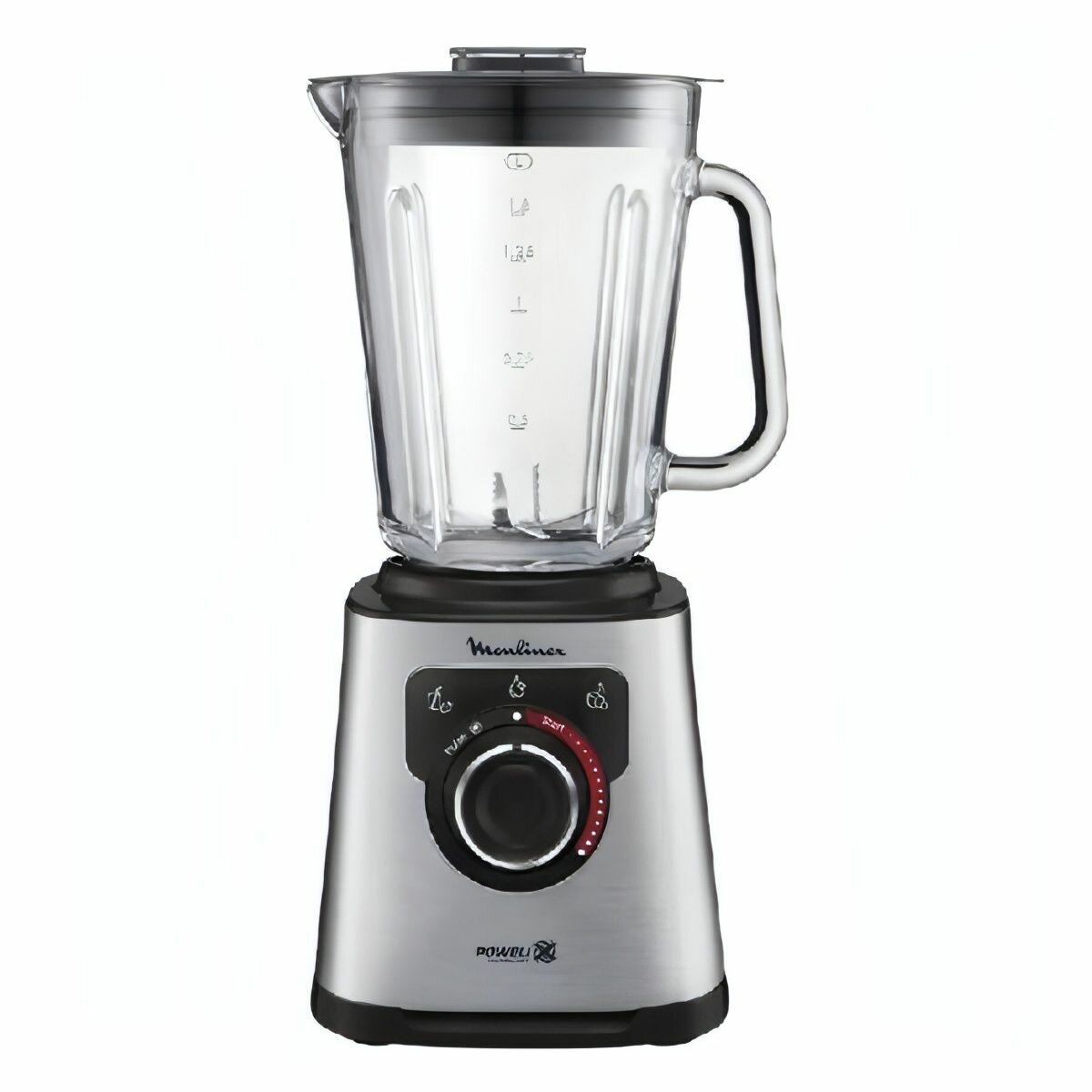 Блендер Moulinex LM871D10, стационарный, управление электронное, импульсный режим, мощность 1200Вт