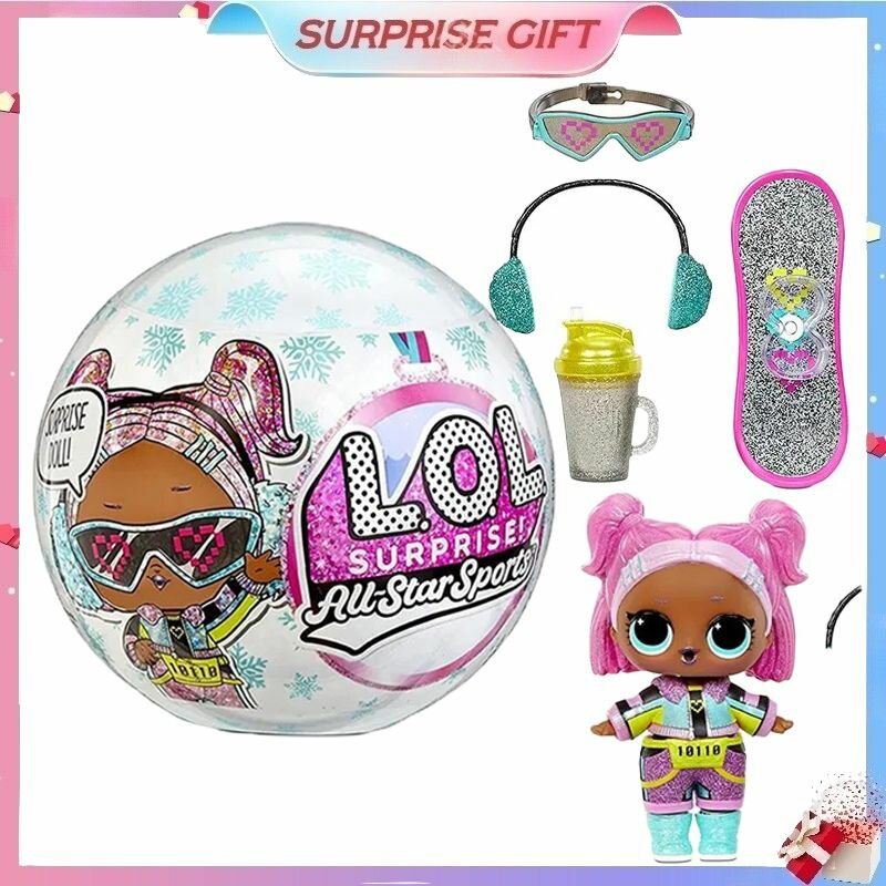 Кукла L.O.L. Surprise! All-Star Sports Series 5 Winter Games (Snow Cap), кукла лол зимняя серия