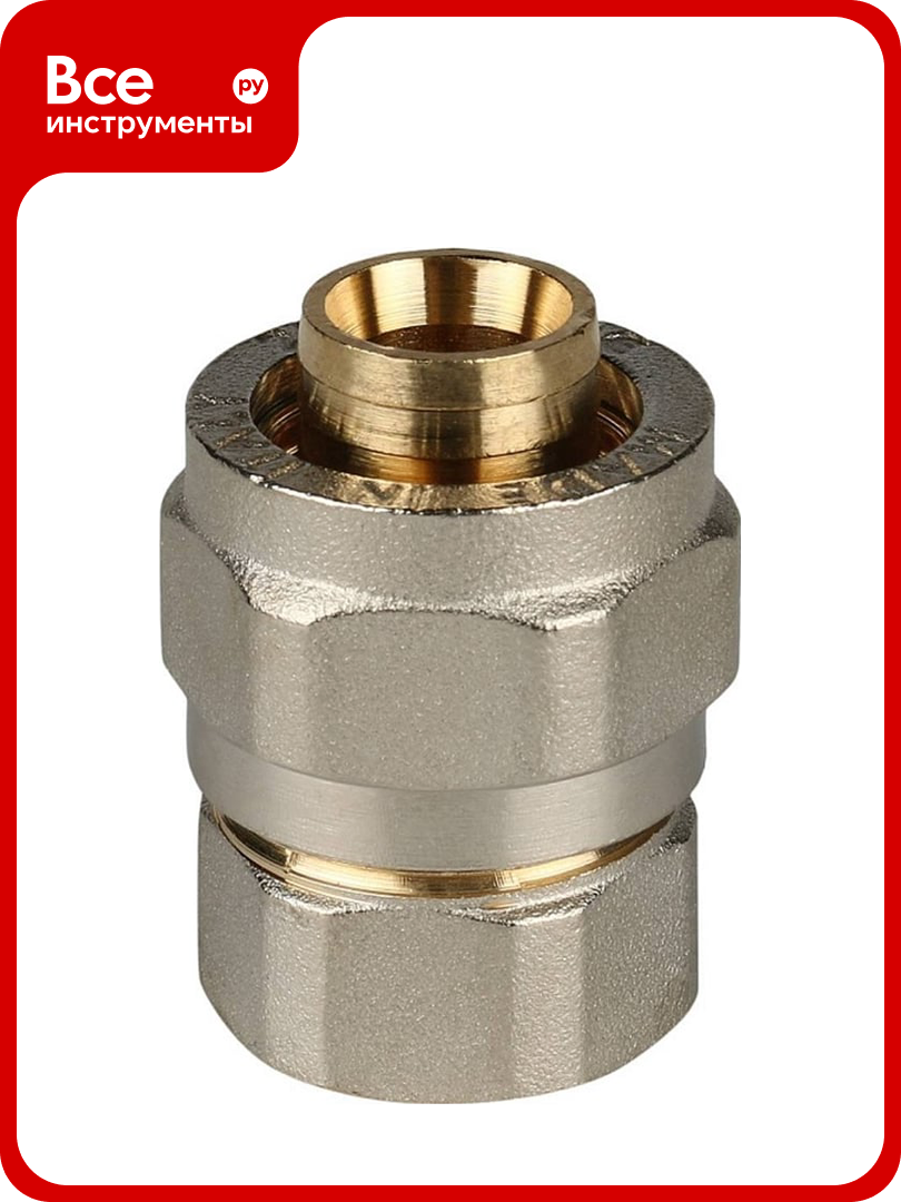 Переходник с внутренней резьбой STOUT SFS-0002-001220 1/2x20 для металлопластиковых труб RG008S9DIE2KUO, пластиковая