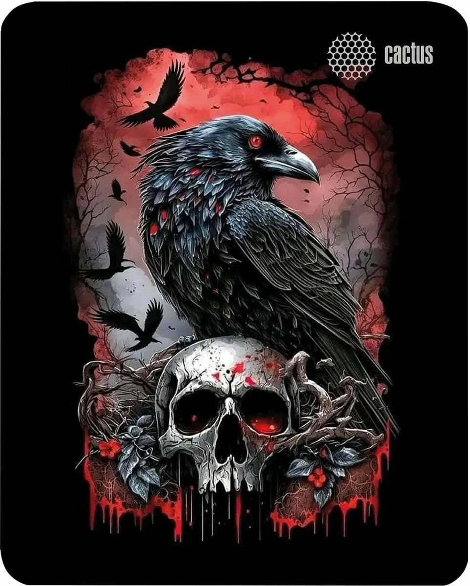 Коврик для мышки Cactus Коврик для мыши Raven 250x200x3мм (CS-MP-D14S)