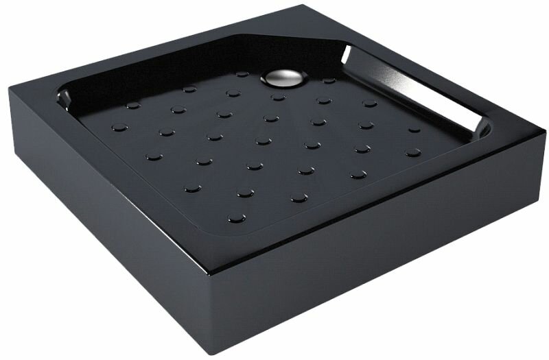 Душевой поддон Метакам Universal Black N 900х900 квадрат, акриловый, черный (CS00081552)