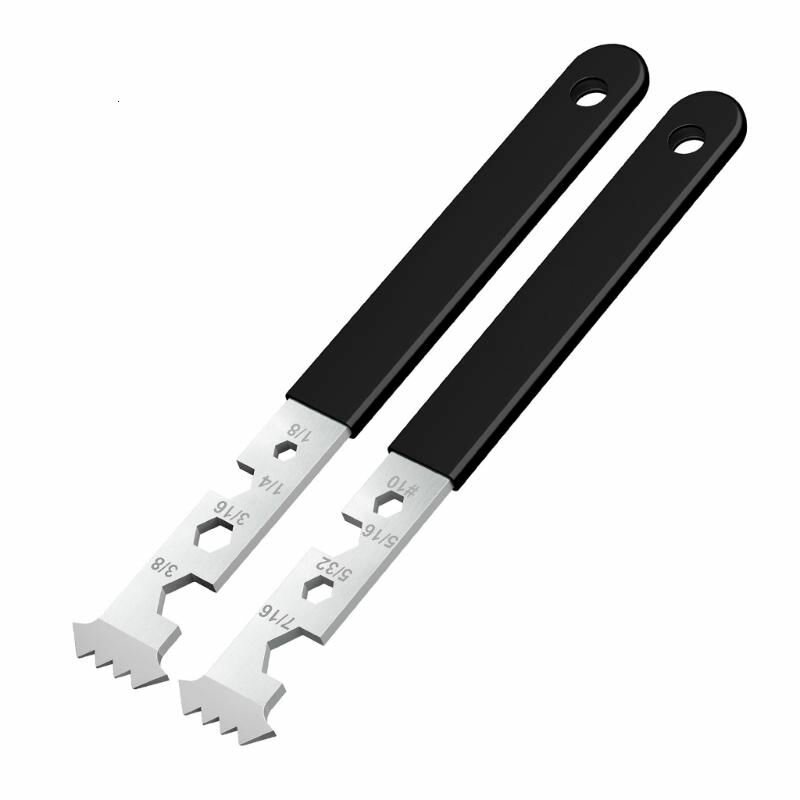 Ручной инструмент для подъема тротуарной плитки с зубчатыми краями и эргономичной противоскользящей ручкой, Черный