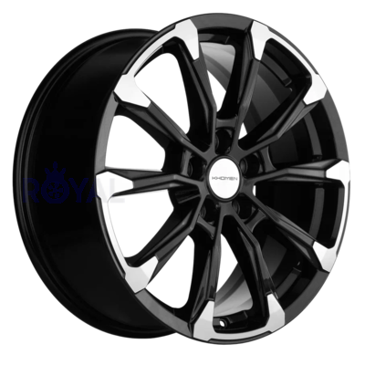 Литой колесный диск Khomen Wheels KHW1808 (Chery Tiggo 8/8 Pro) 7,5x18/5x108 ET47 D60,1 Black-FP