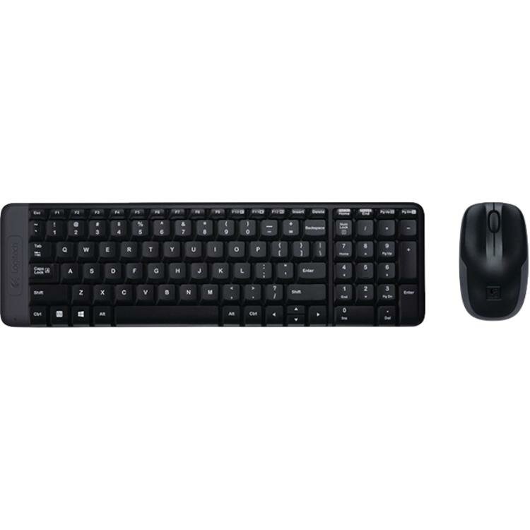 Беспроводная клавиатура Logitech MK220 черная