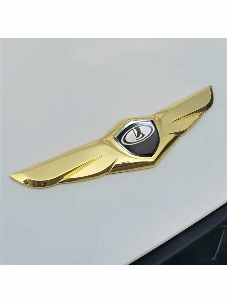 Хромированное украшение на логотипе LADA/нержавеющая сталь + ABS/антикоррозийное покрытие