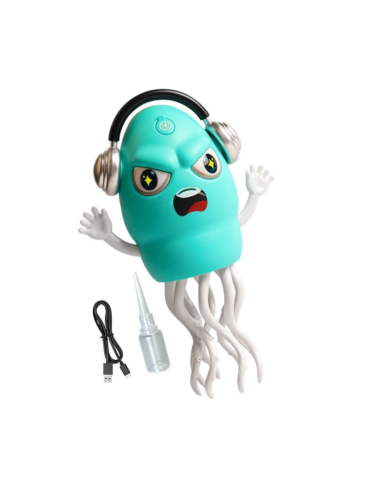 Электрическая Движущаяся Игрушка-Робот-Каракатица с Музыкальной Игрушкой-Животным для обхода препятствий