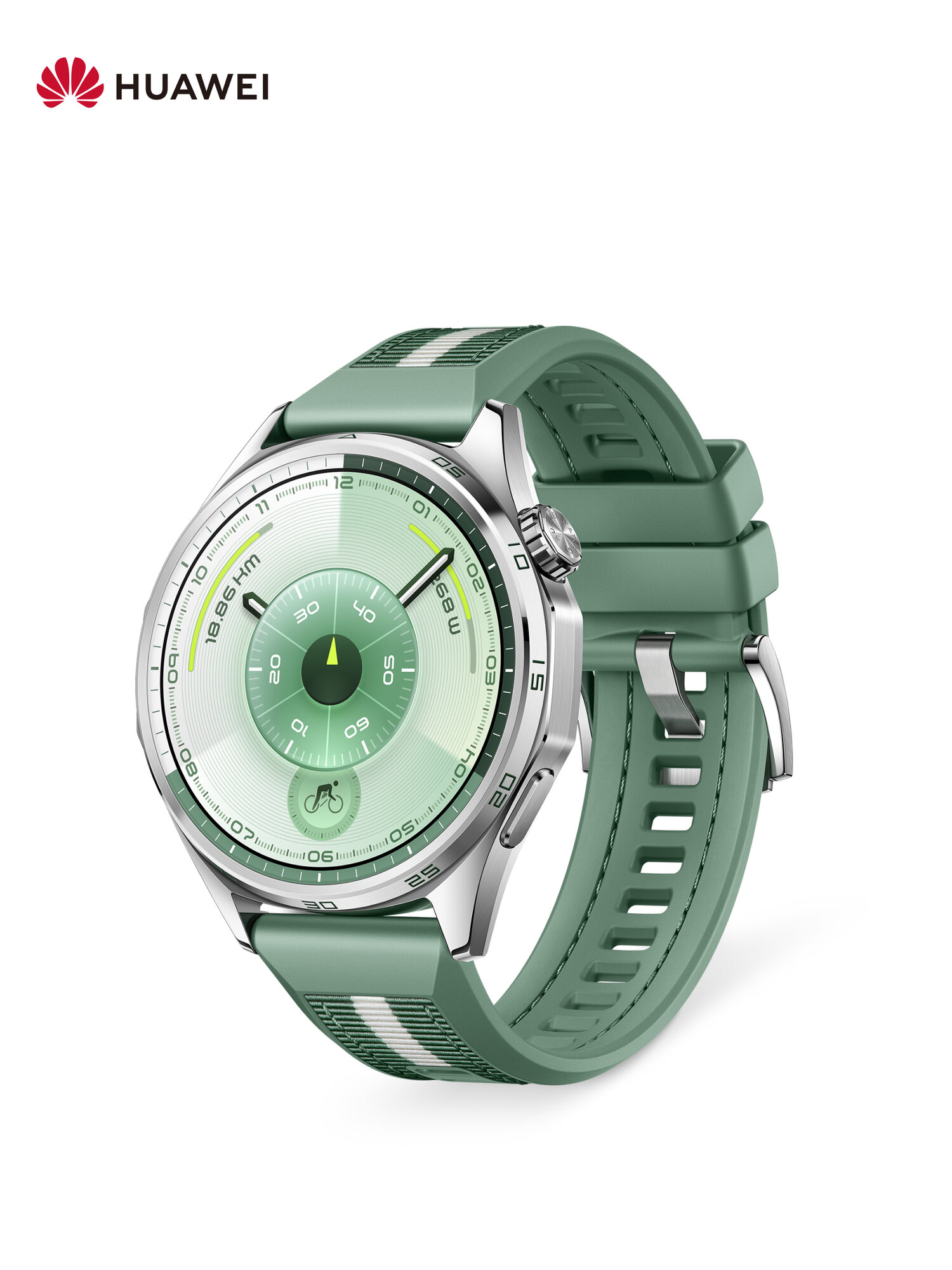 Смарт часы HUAWEI WATCH GT 6 46 мм Зеленый, AMOLED экран 1,47'