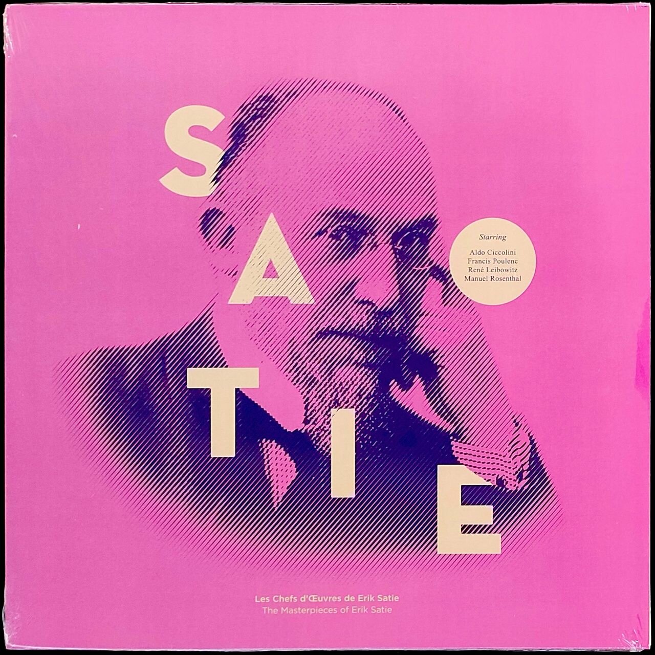 Виниловая пластинка Erik Satie - The Masterpieces Of Erik Satie (LP, 2023, Wagram Music)