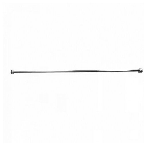 Карниз для ванной Aquatek 170 KARN-0000005, прямой, крепление к стене, нержавеющая сталь