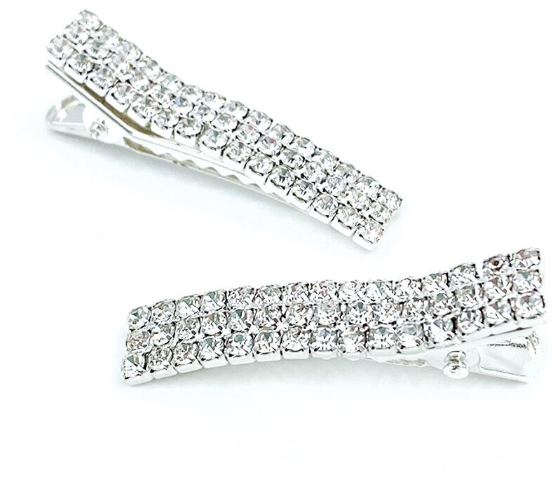 Зажим (заколка для волос, металлический, декоративный) для волос DoppiGroup