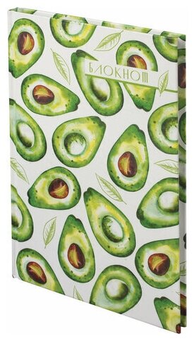 Блокнот (135х206 мм) А5 STAFF, 80 л, твердый, клетка, "Авокадо", 111598 (цена за 1 ед. товара)