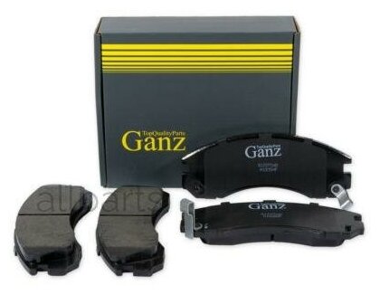 GANZ GIJ07040 Колодки тормозные передние для MITSUBISHI Outlander/Galant/Pajero+PSA C-Crosser GANZ GIJ07040