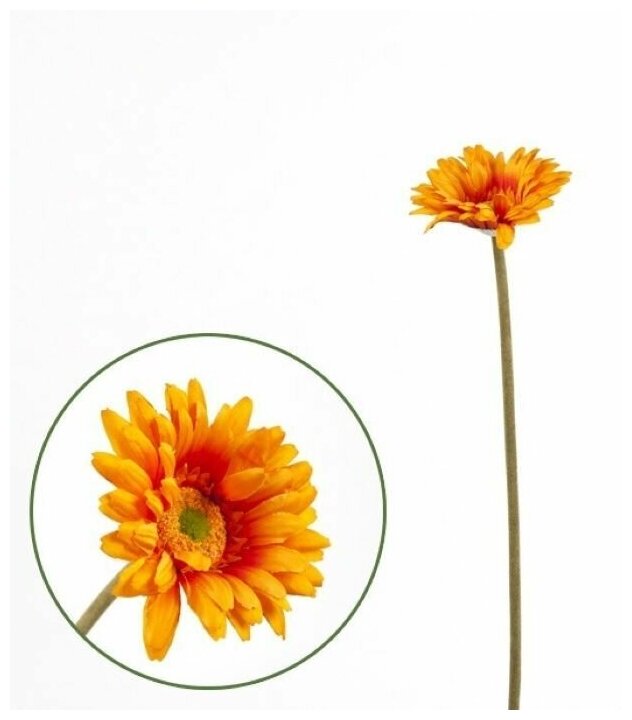 Искусственные цветы гербера для декора