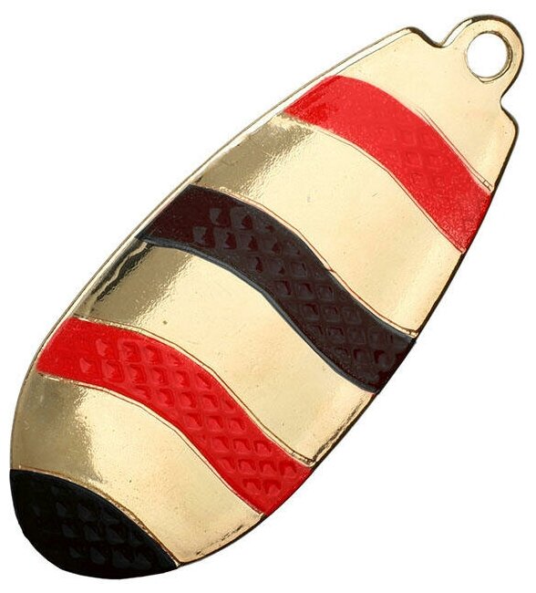 Блесна вращающаяся Mikado DRONE №4, 23.5 г, золото RBB, длина лепестка 54 мм.