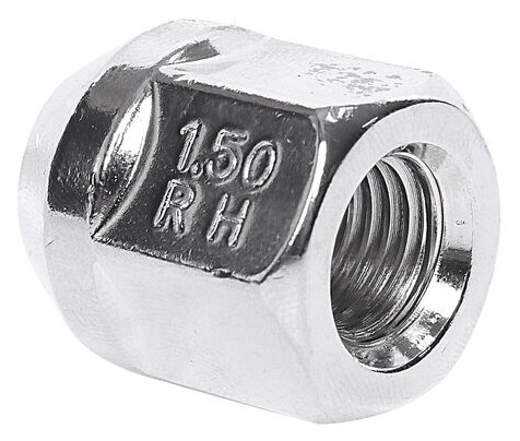 Гайка колеса М12х1.5х25 конус открытая под ключ 21мм RACING RACING