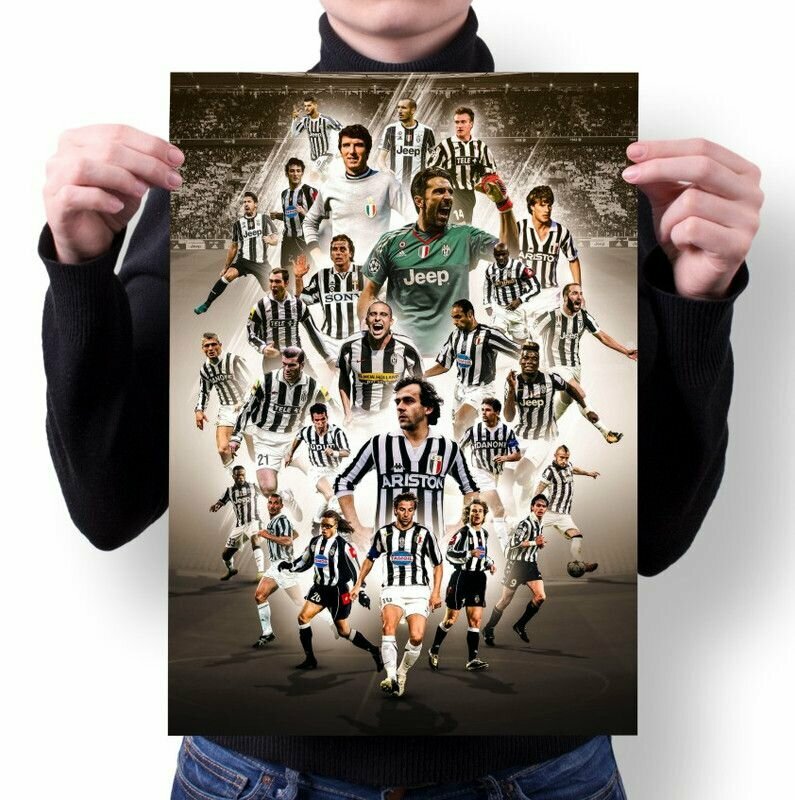 Плакат А2 принт Ювентус, Juventus - 0004