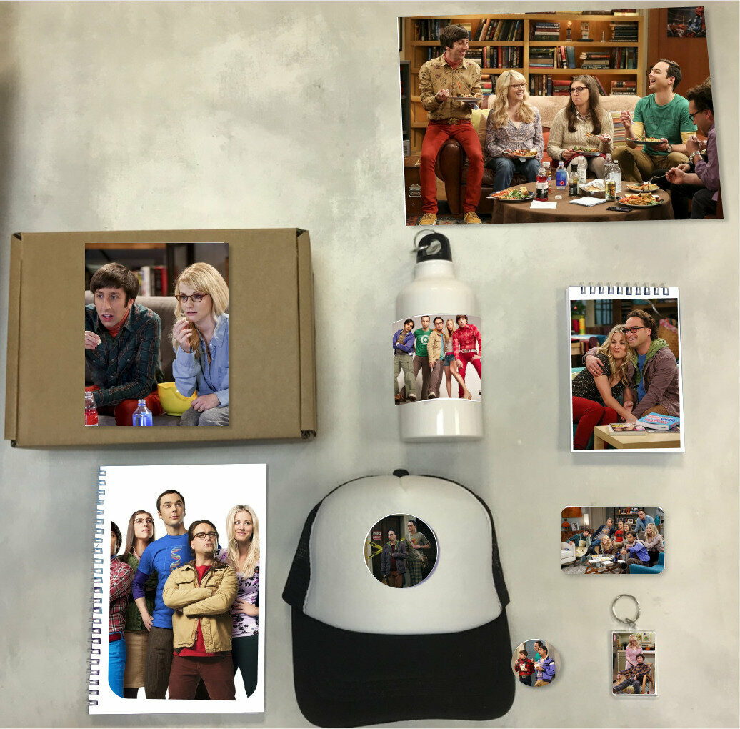 Подарочный бокс GOODbrelok принт "Теория Большого взрыва, The Big Bang Theory" - 0008
