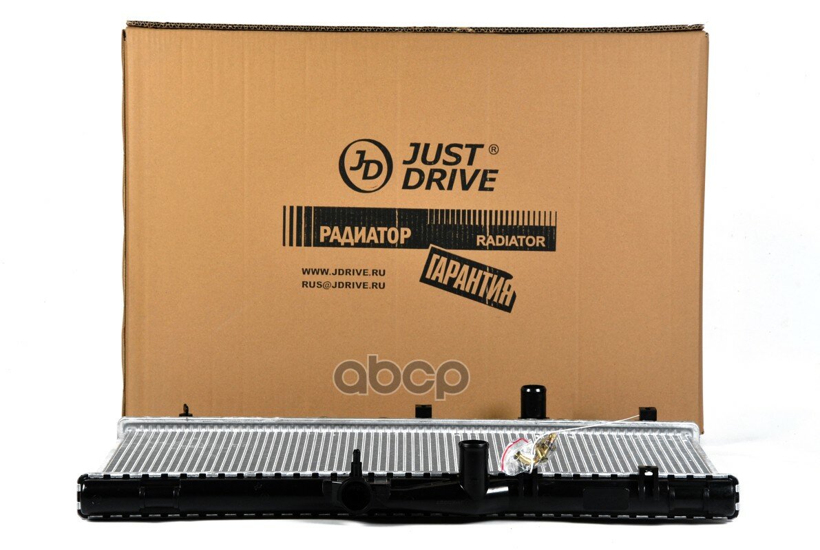 Радиатор двигателя A/T (Способ сборки сот - Паяный) Just Drive арт. JPR0027