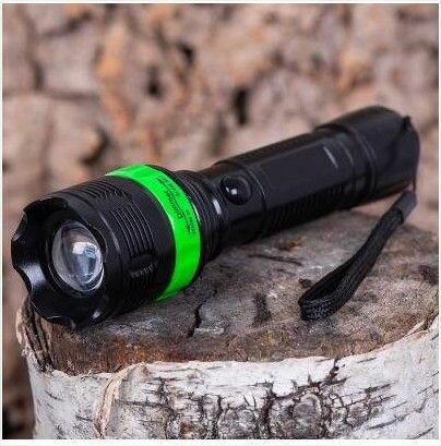 Фонарь LED карманный светодиодный zoom цвета микс