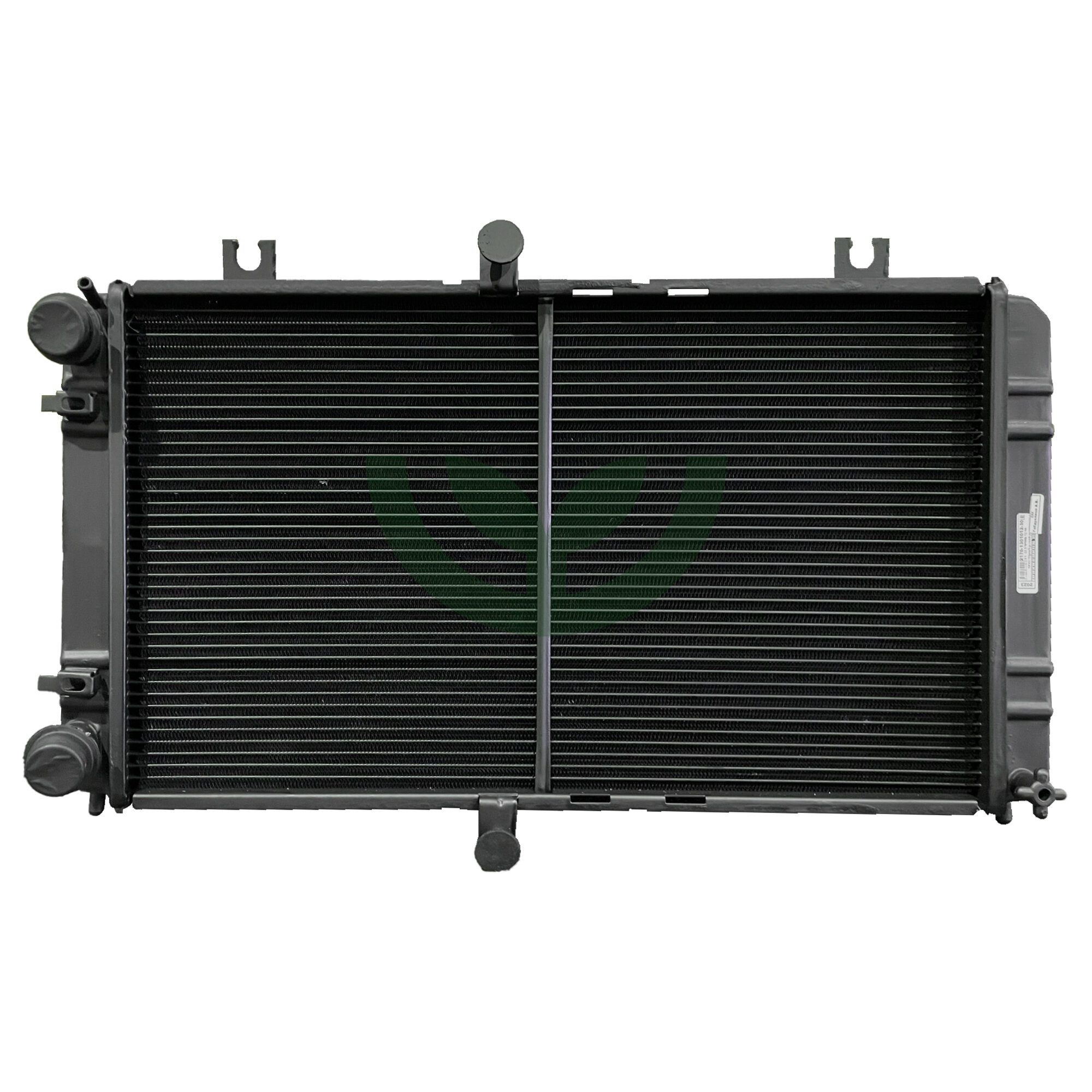 Радиатор охлаждения лада 2170 Приора без кондиционера 1 рядный медный Оренбургский радиатор арт. 2170-1301012-30