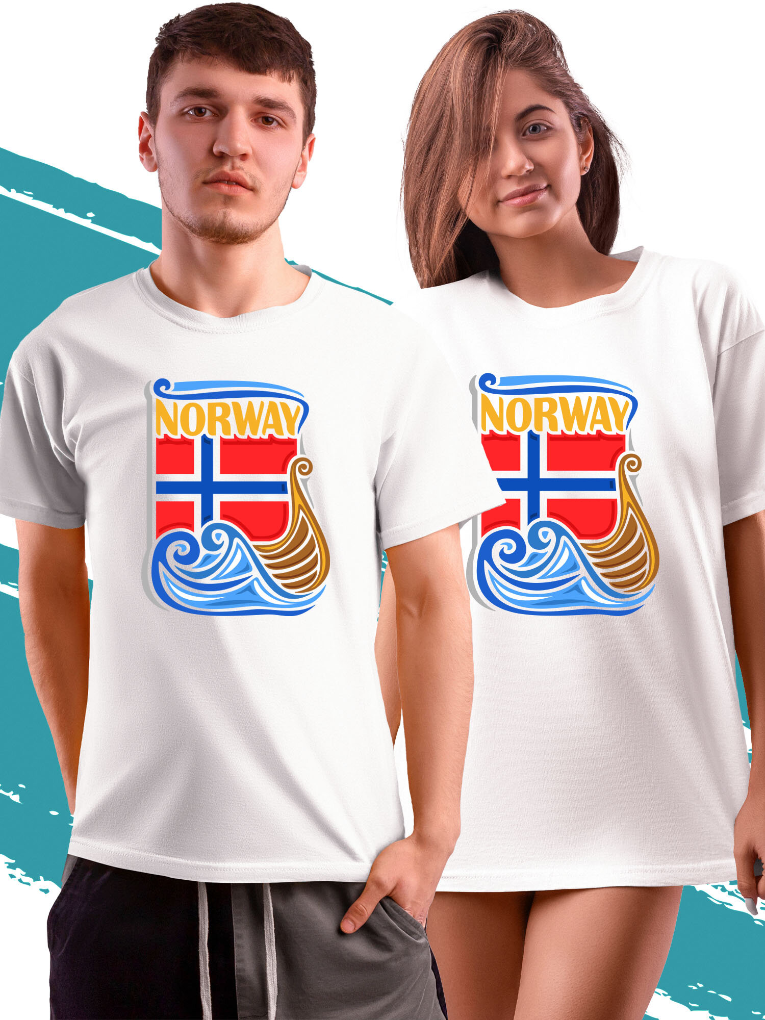 Футболка флаг Норвегии Norway