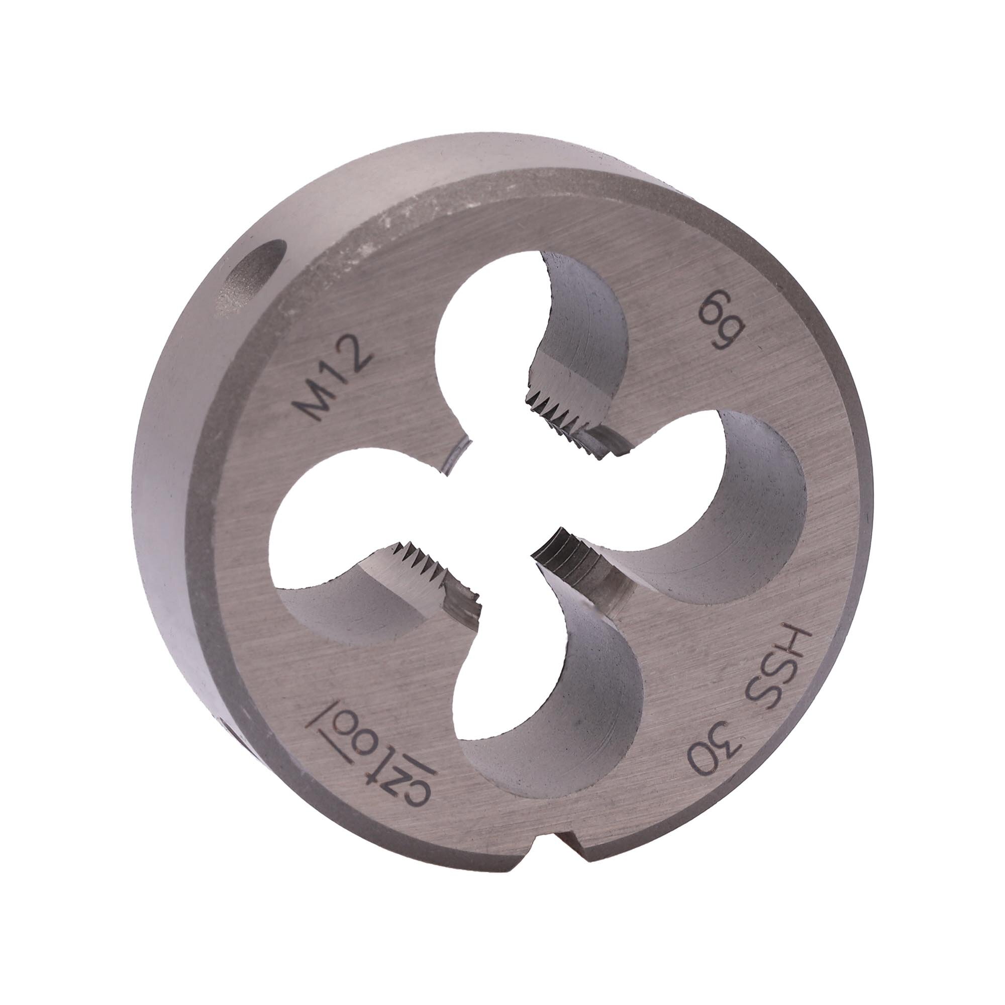 Плашка М12х1,75 DINEN22568 HSS 6g 38х14мм Bucovice(CzTool) 240120