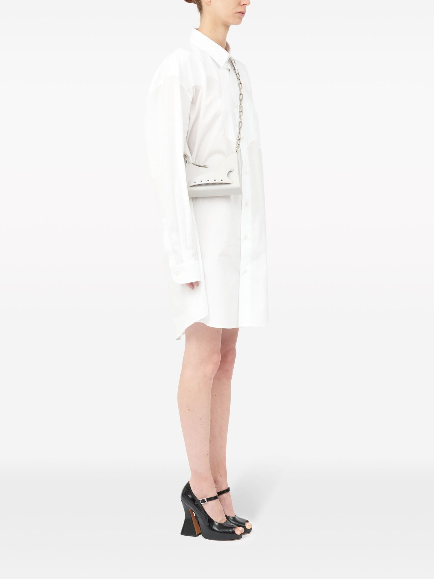 Сумка Maison Margiela Snatched, белый — фото 1