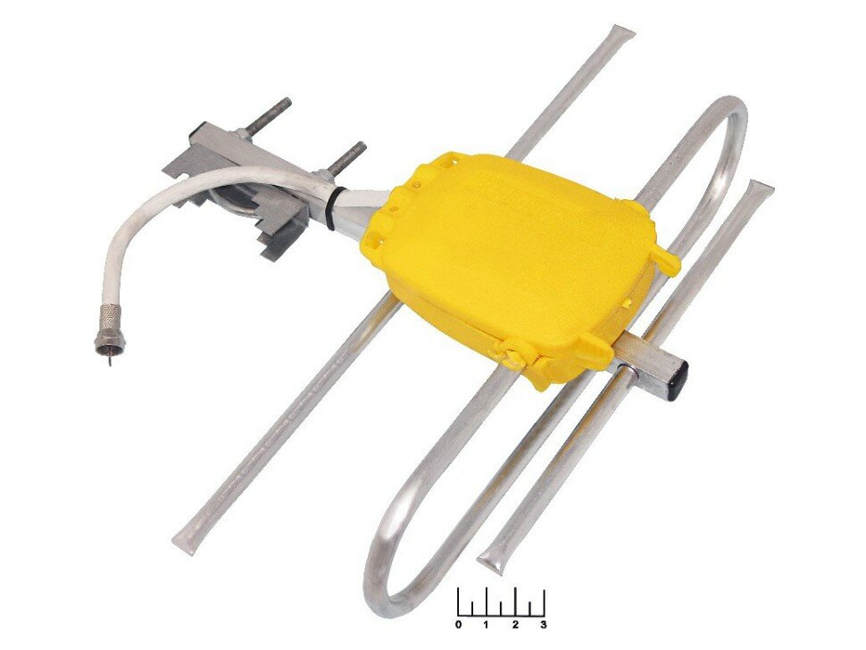 Антенна наружная для цифрового ТВ Reflect XA-3 с усилителем (питание от ресивера) + крепеж