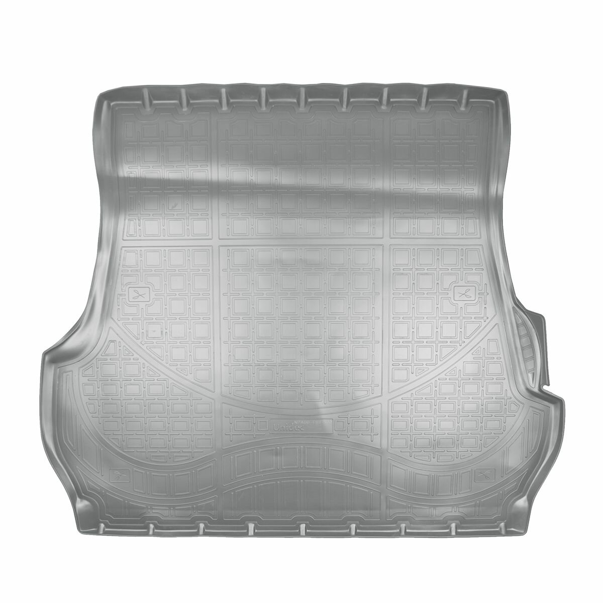 Коврик в багажник Norplast/Unidec для Toyota LC 200 в кузове J20A (2007-) Серый, полиуретан, 5 мест, арт. NPA00-T88-500-G
