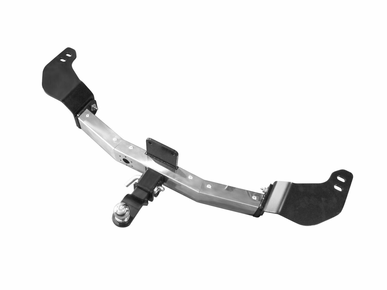 Фаркоп (ТСУ) на Тойота Ленд Крузер 200 с 2007, Лексус ЛХ 2016-2021 со съемным квадратом, тип Е, с накладкой из нержавейки (09041502)