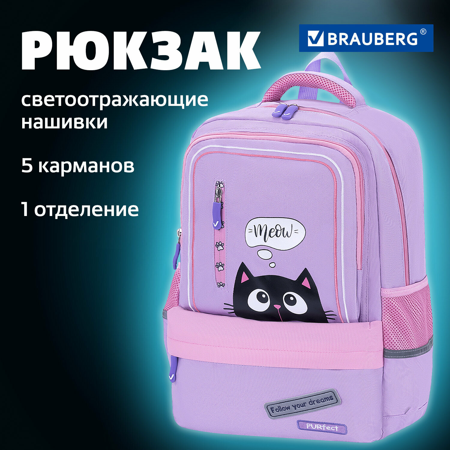 BRAUBERG Рюкзак Star Spider (229978)