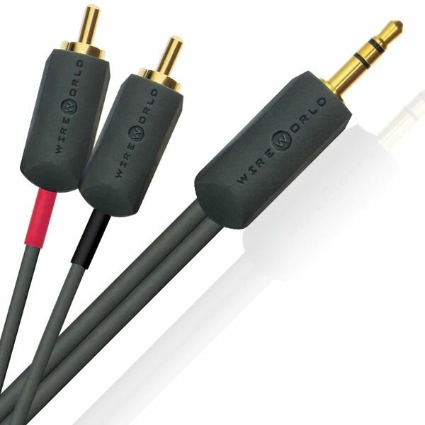 Wireworld i-World 3.5mm to 2 RCA 1.5m кабель (IPA1.5M)