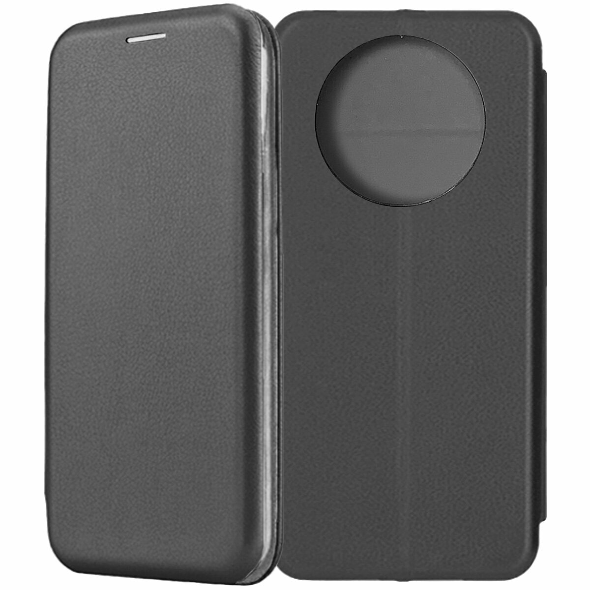 Чехол для Realme 11 Pro 5G / Pro+ 5G черный / книжка, подставка, отделение для карт