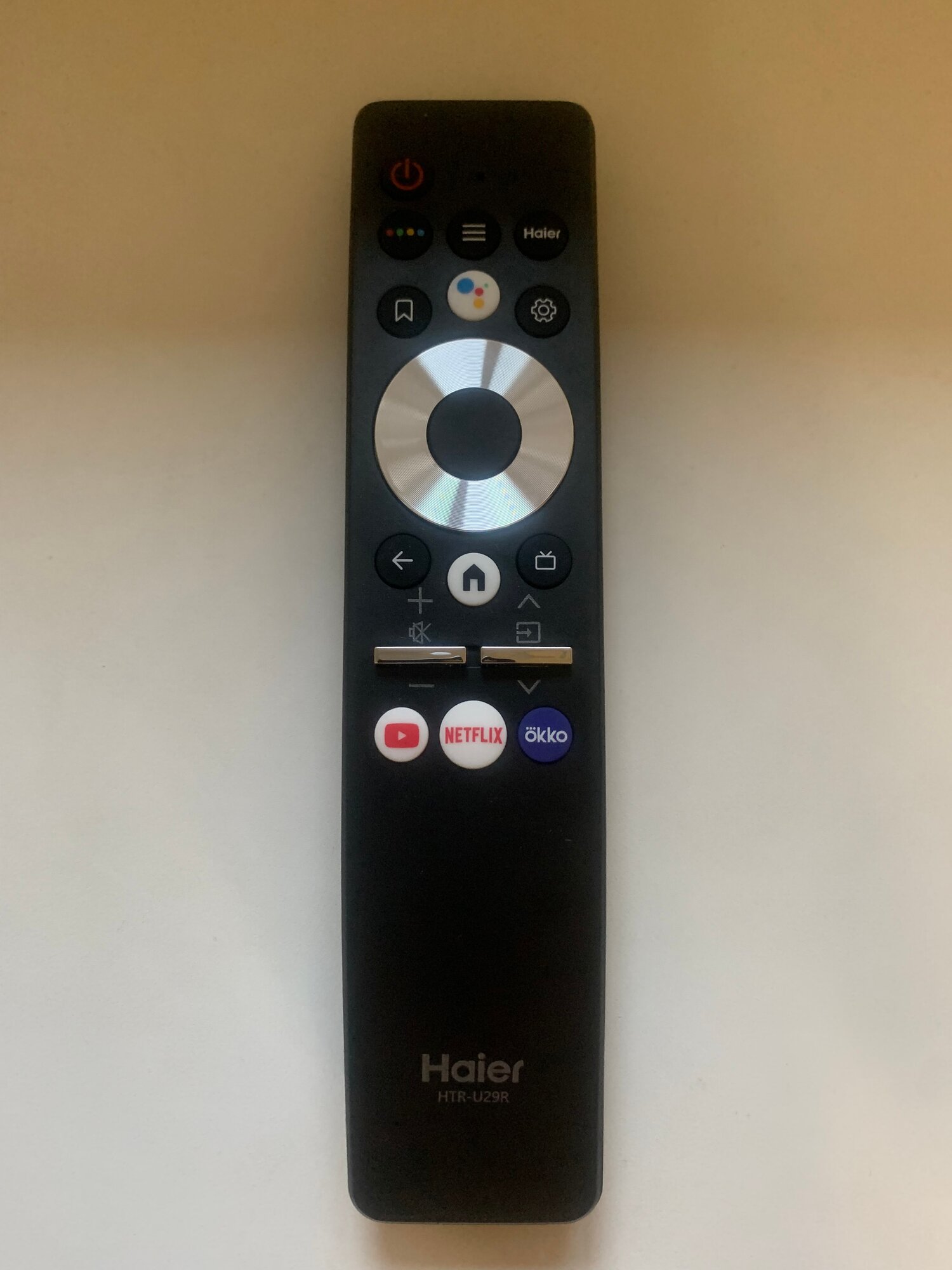 Пульт Haier HTR-U29, оригинальный, для телевизора , беспроводной, радиус действия 15 м