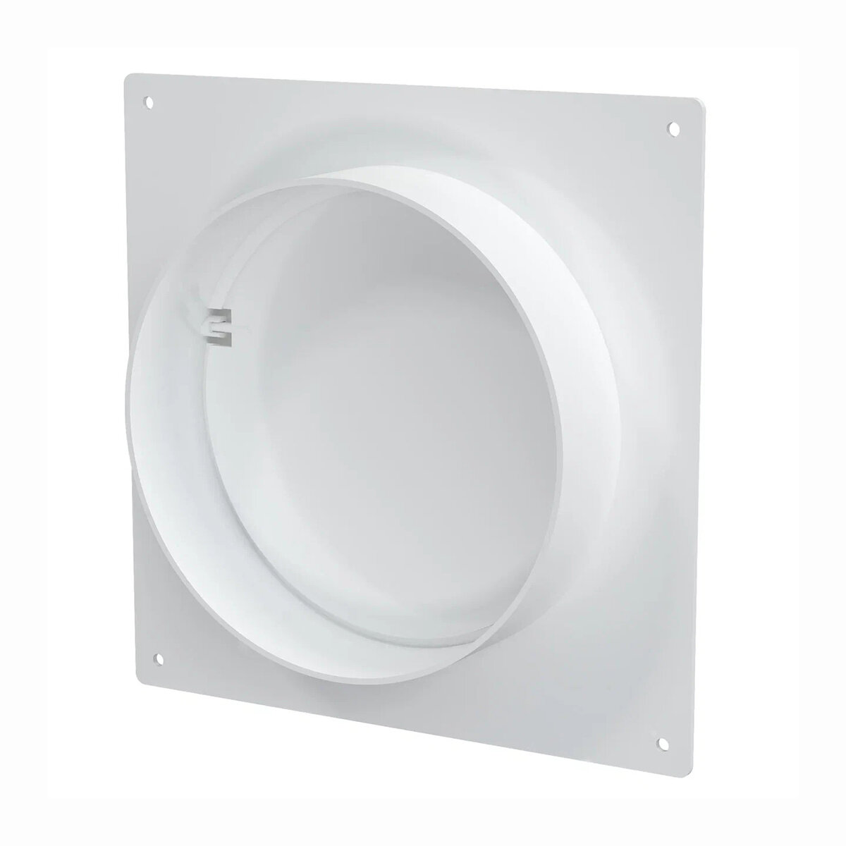 Площадка торцевая Era 12,5SKNPO, с обратным клапаном, пластик, с фланцем 125 мм, 165 x 150 мм