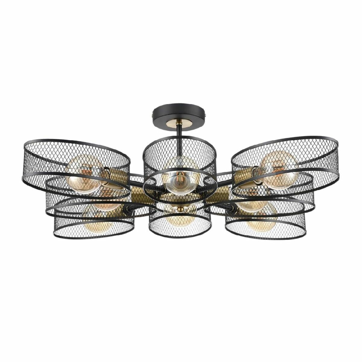 Люстра на штанге Lumion Vivana 8193/8C, черный, E27, 480 Вт, 8 ламп
