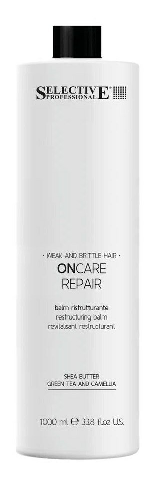Кондиционер Selective Professional ONcare TECH OnCare Repair Restructuring Balm pH 3.0-4.5, Реструктурирующий кондиционер, 1000 мл