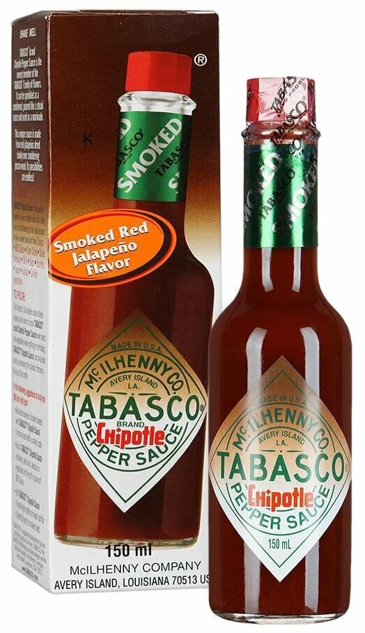 Соус Tabasco Chipotle / Чипотле перечный, США, 150 мл