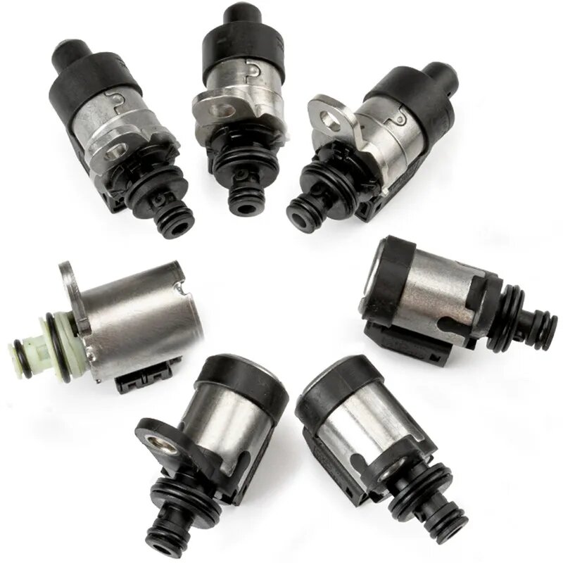 7 X RE5R05A Соленоид трансмиссии 02UP для Nissan для Infiniti для Hyundai для Kia для Datsun 123929A 123933A 123934 31941-1FX02