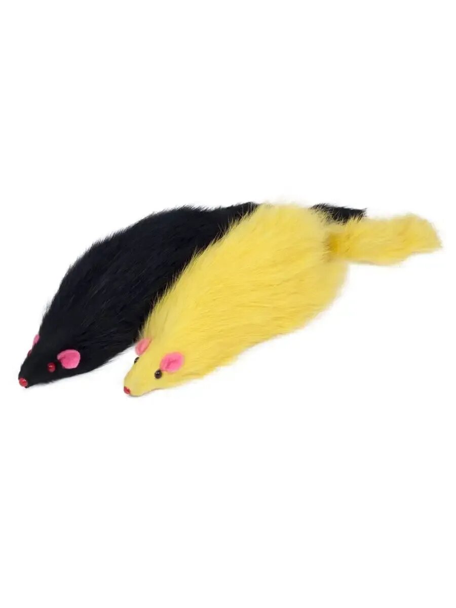 Игрушка для кошек Triol "Мышь цветная", 130-140мм (2 шт)