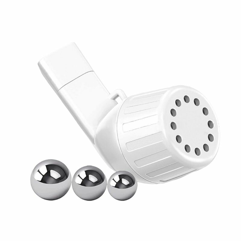 (1 набор) Дыхательный тренажер для легких с тремя стальными шариками