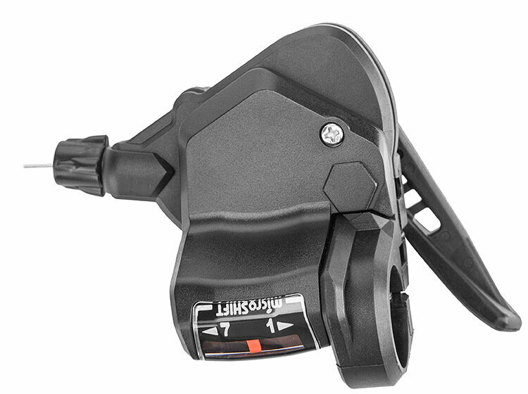 Шифтер/манетка правый Microshift TS38-7R 7-ми скор. с тросом 2050 мм