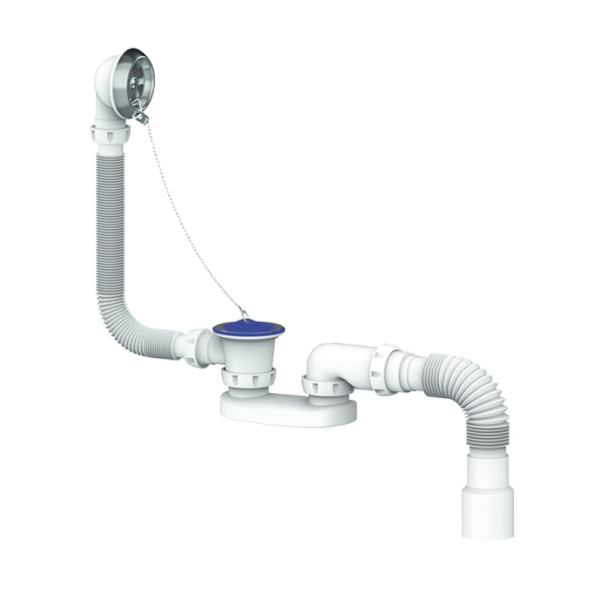 Обвязка на ванну 1 1x2x40, плоский с гофрой 40x40x50 S12 UNICORN