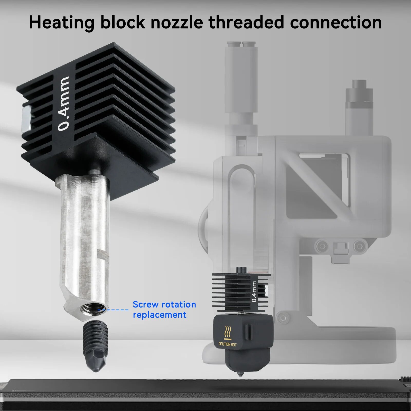 Сопло для Hotend Makerbase 0.8 мм, латунь, 1 шт — фото 1