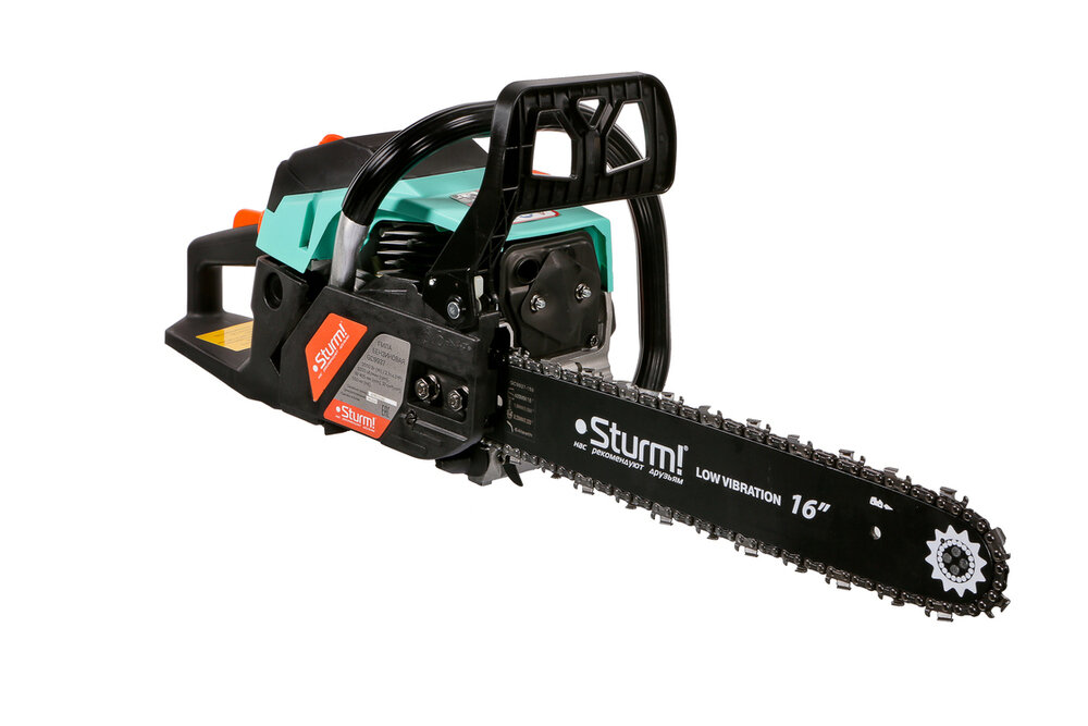 Бензопила Sturm! GC9937 2 кВт, шина 16", 64 звена, шаг цепи 0.325"